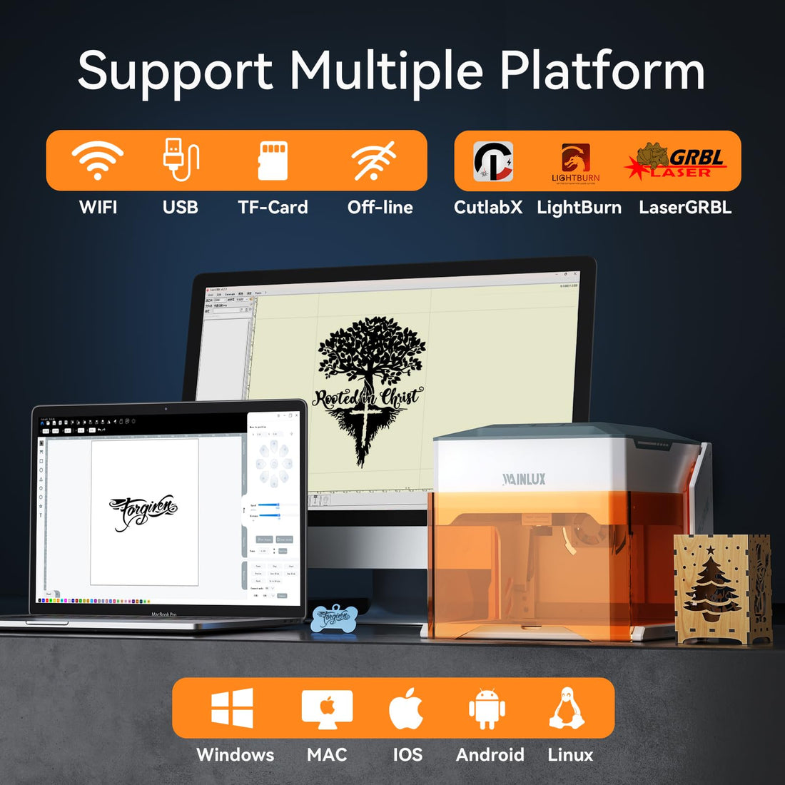 WAINLUX K10 Mini Laser Engraving Machine