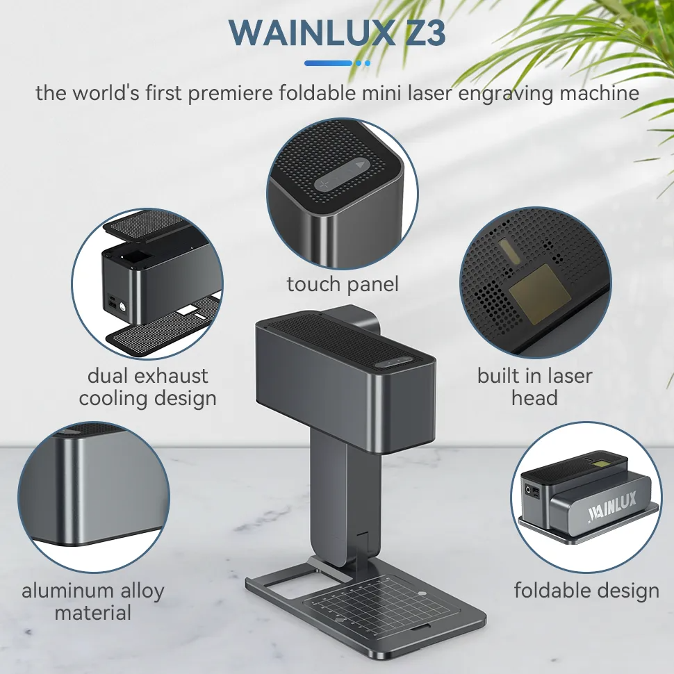 WAINLUX Z3 Foldable Laser Engraver